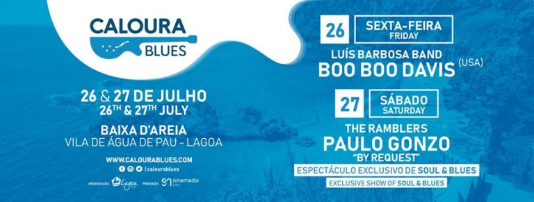 Festival Caloura Blues 2019 com Boo Boo Davis, Paulo Gonzo, The ...