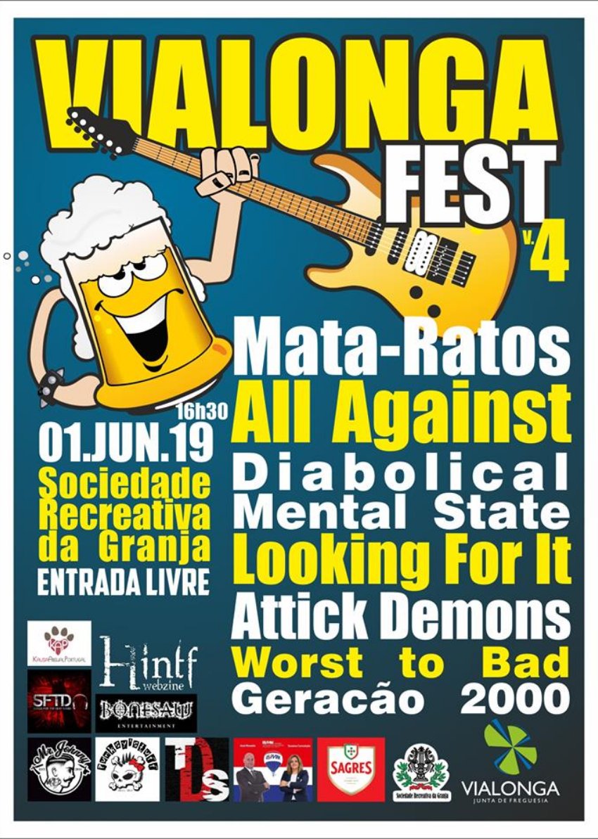 Vialonga Fest 2019 tem Entrada Livre e Cartaz Final – Toupeiras – Agenda de Festivais e Concertos