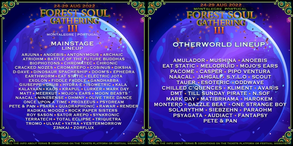 Festival Forest Soul Gathering 2022 já confirmou vários nomes para o ...