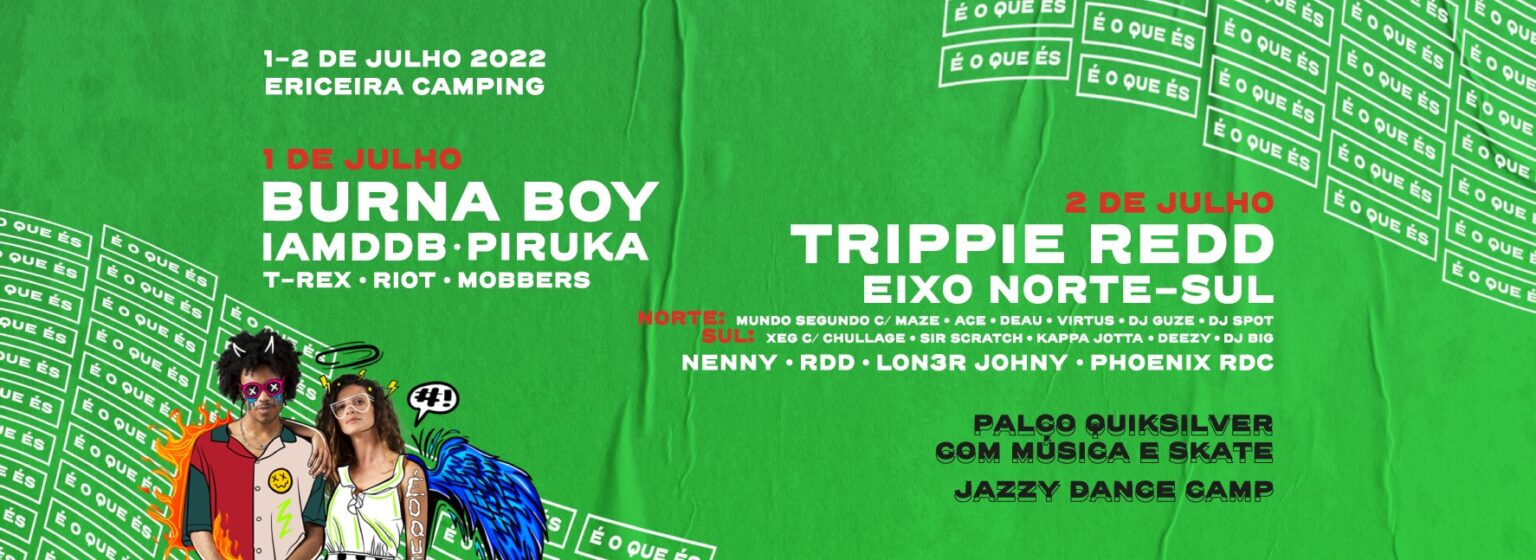 Sumol Summer Fest 2022 anunciou cartaz por dias com Burna Boy e Trippie ...